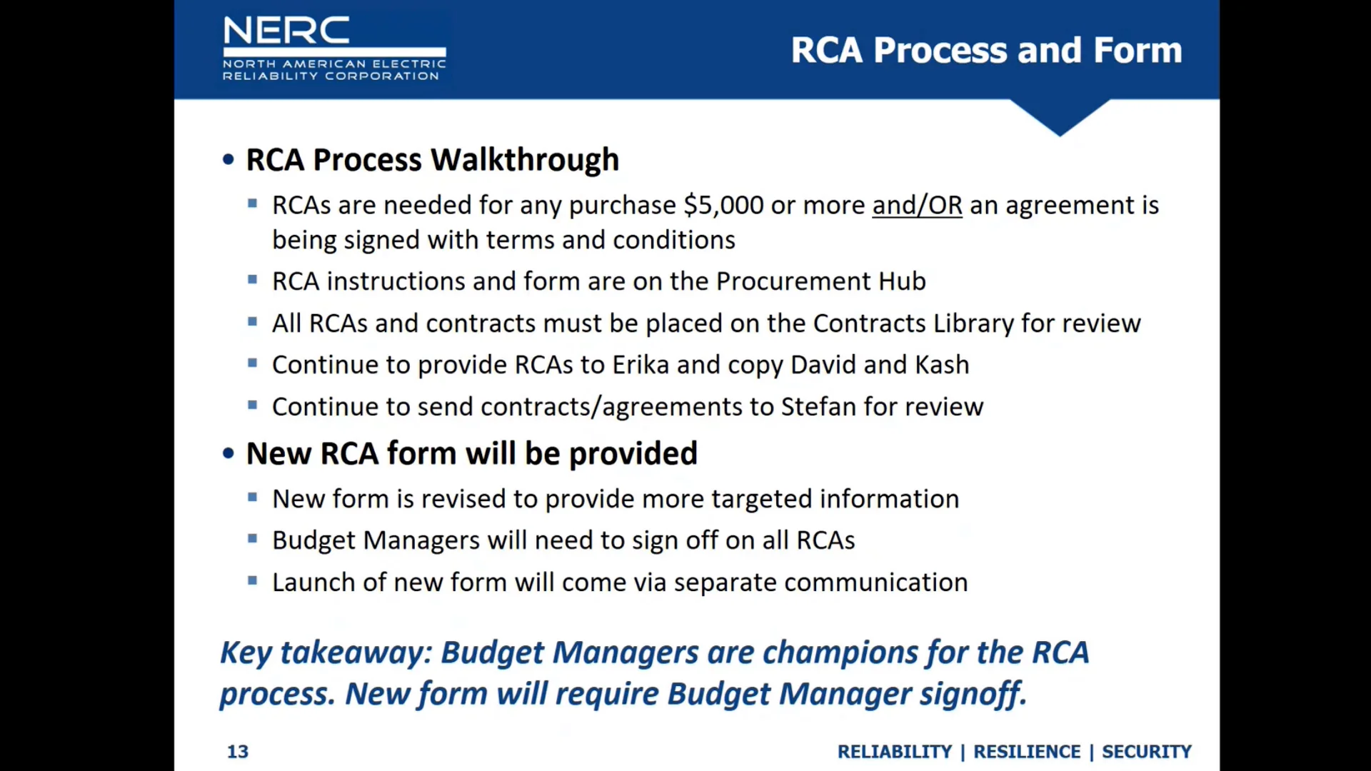 Budget Management - RCA Process.mp4 on Vimeo