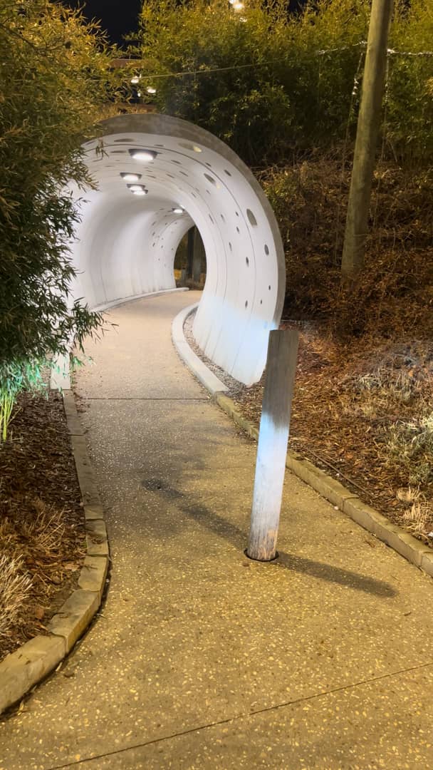 Gathering Place tunnel entrance on Vimeo