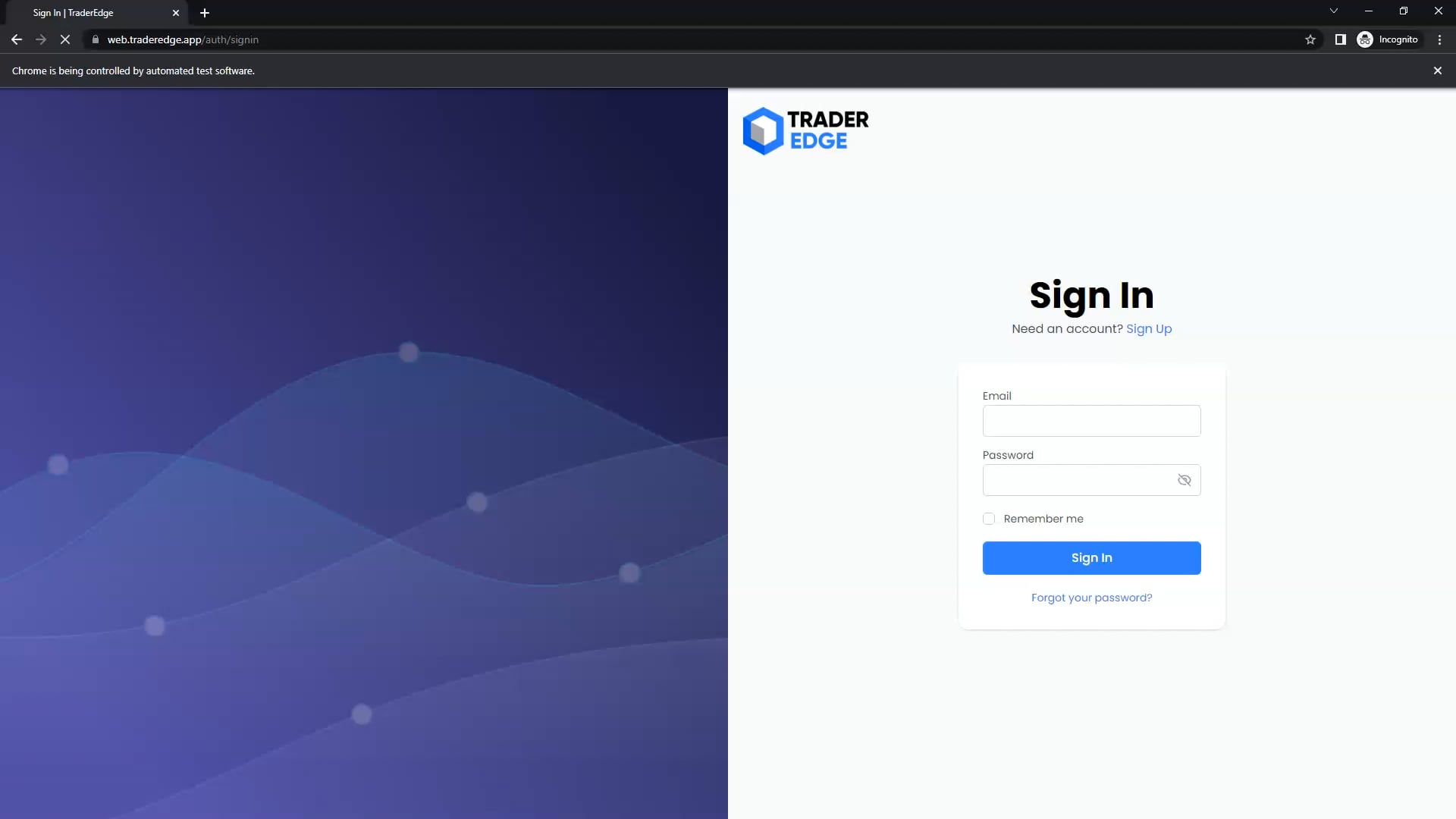 Web Testing (Real Site) on Vimeo