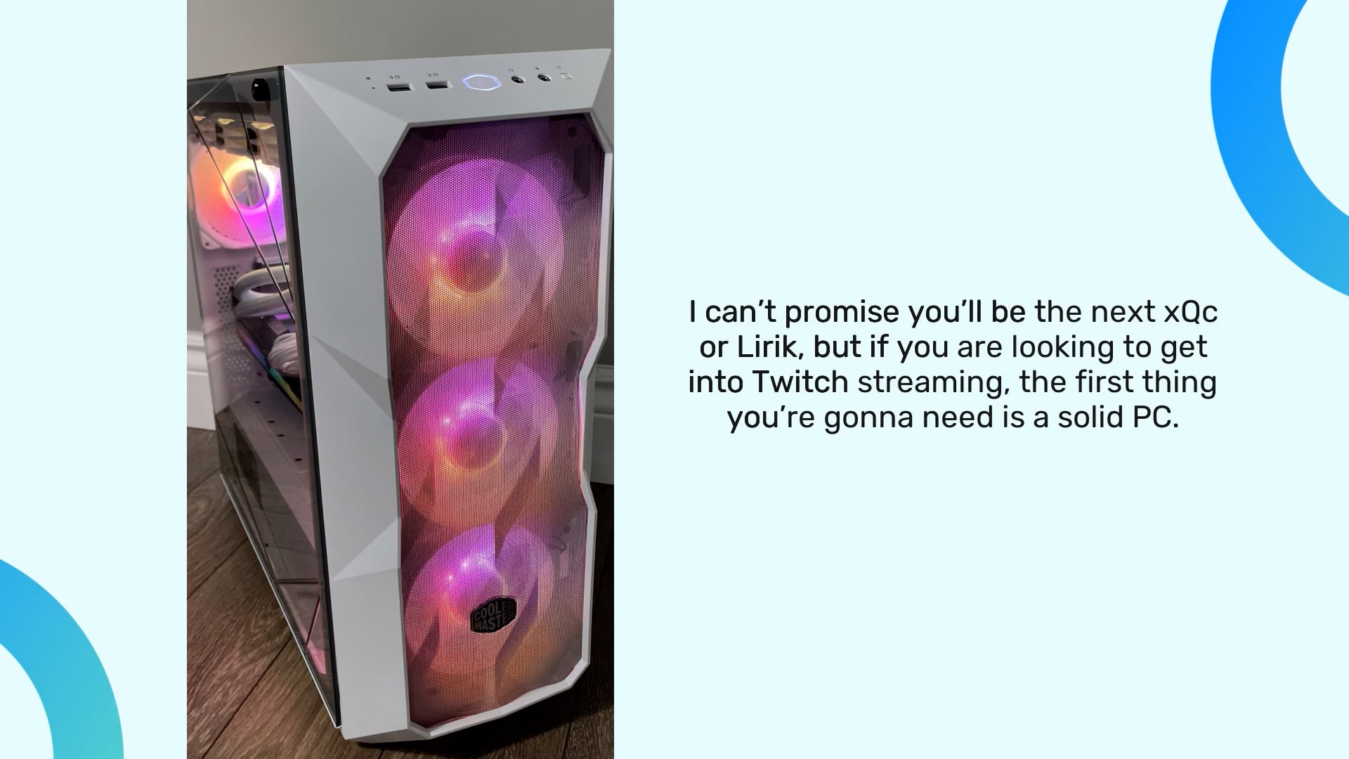 Pre-Built Gaming PC With NVIDIA 30 Series & Cooler Master Tower Is Best ...