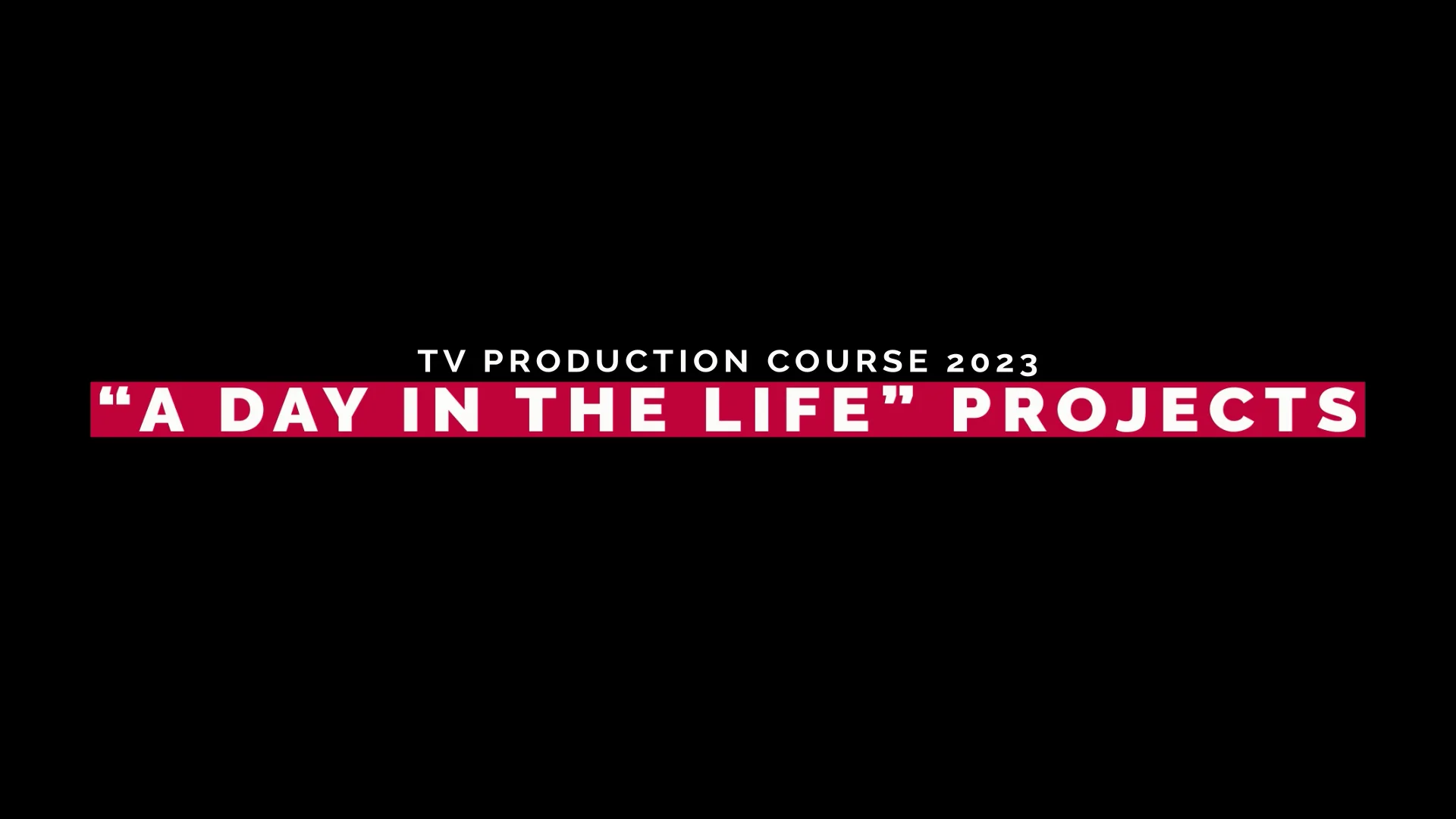 "A Day in the Life" School Projects on Vimeo