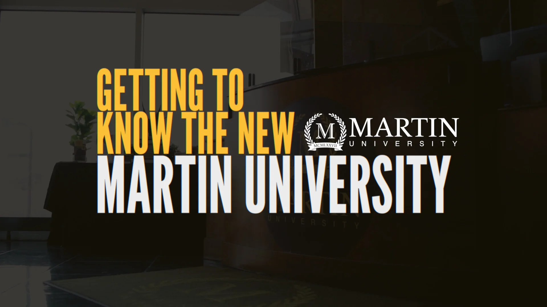 Martin University Logo Martin University