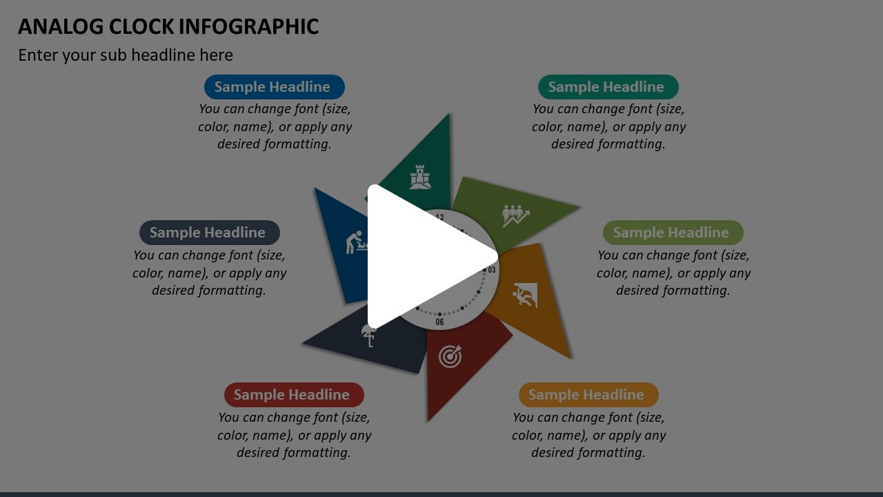 Analog Clock Infographic Animated Presentation - SketchBubble on Vimeo