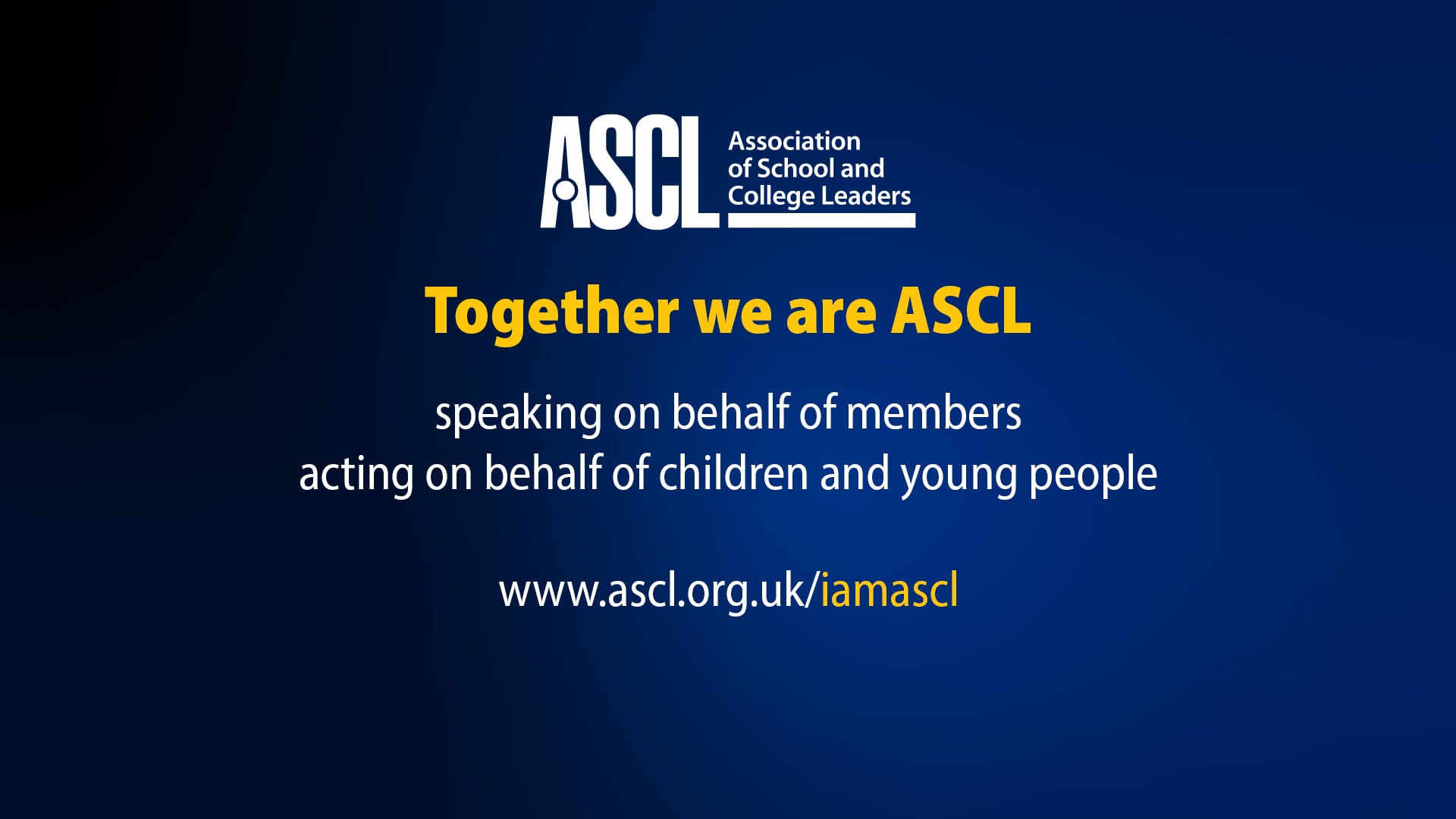 I am ASCL. Together we are ASCL on Vimeo