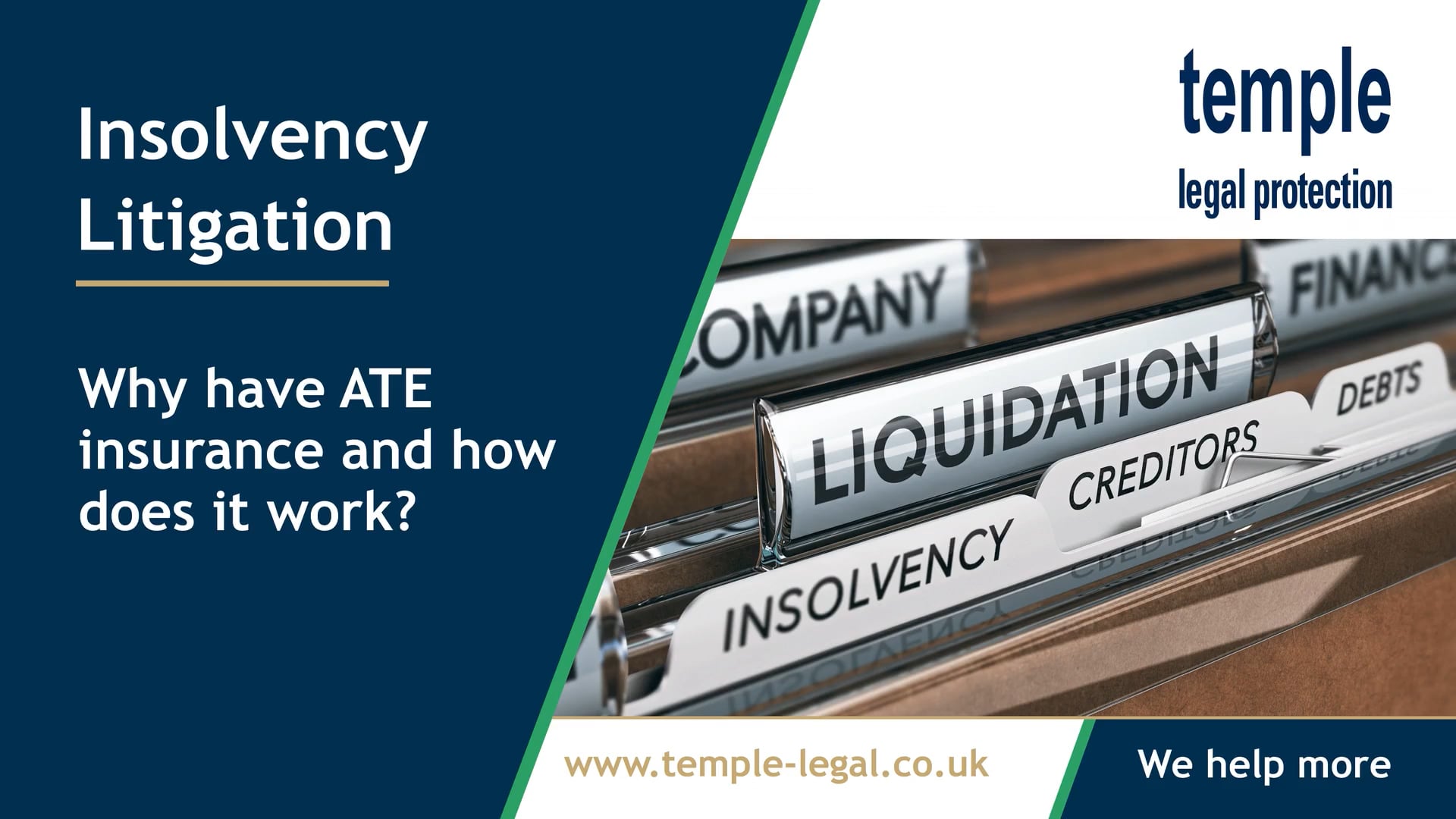 Insolvency Litigation - Why have ATE insurance and how does it work? on ...