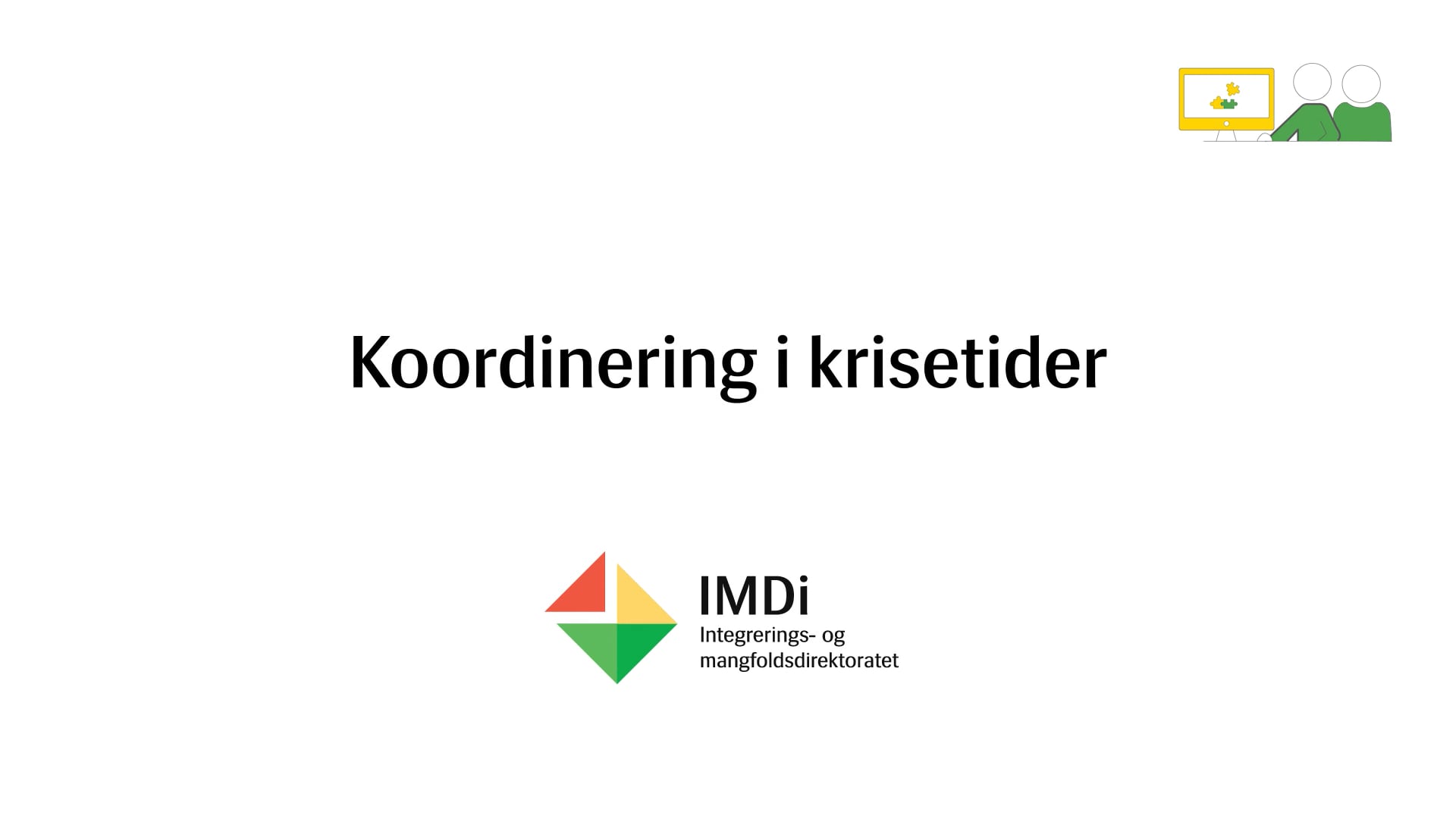 IMDi kompetansepakker: oppgave 3 on Vimeo