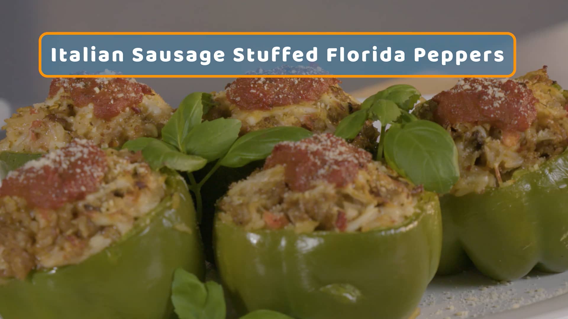 Italian Sausage Stuffed Florida Peppers on Vimeo