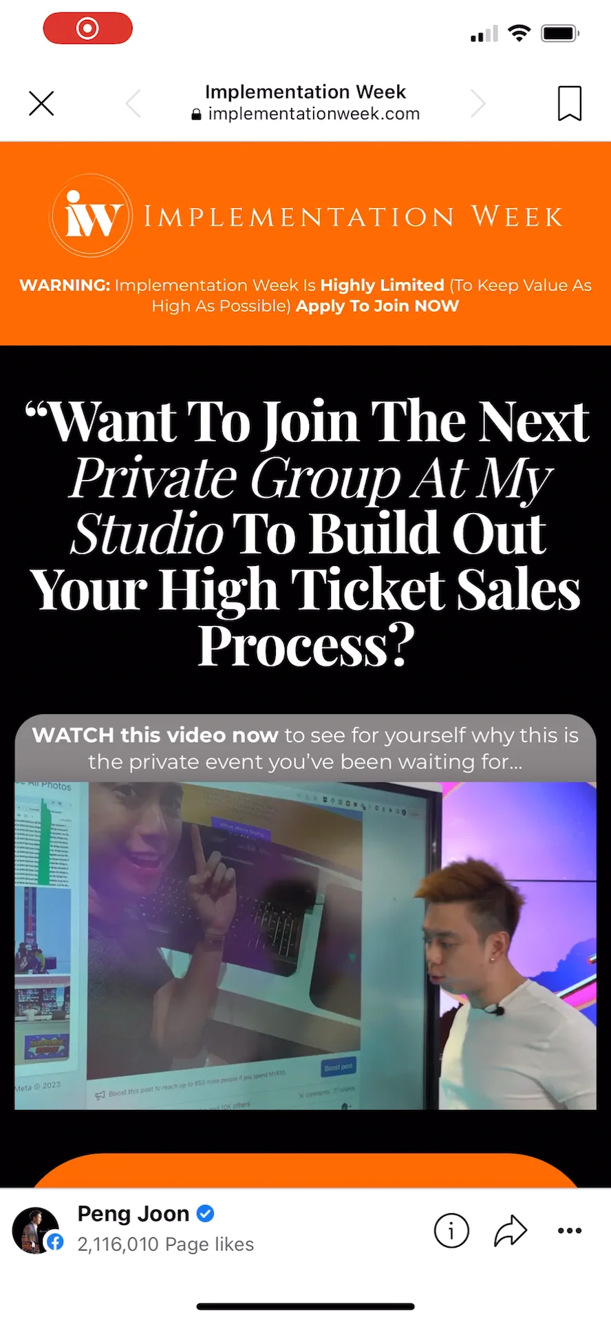 Peng Joon Implementation Week on Vimeo