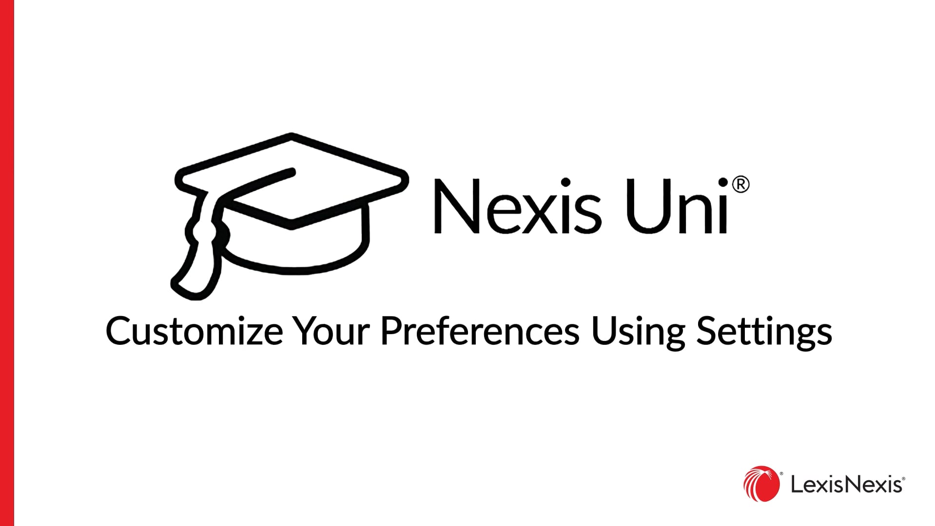 Nexis Uni Dutch - Nexis Uni Customize Your Preferences Using Settings ...