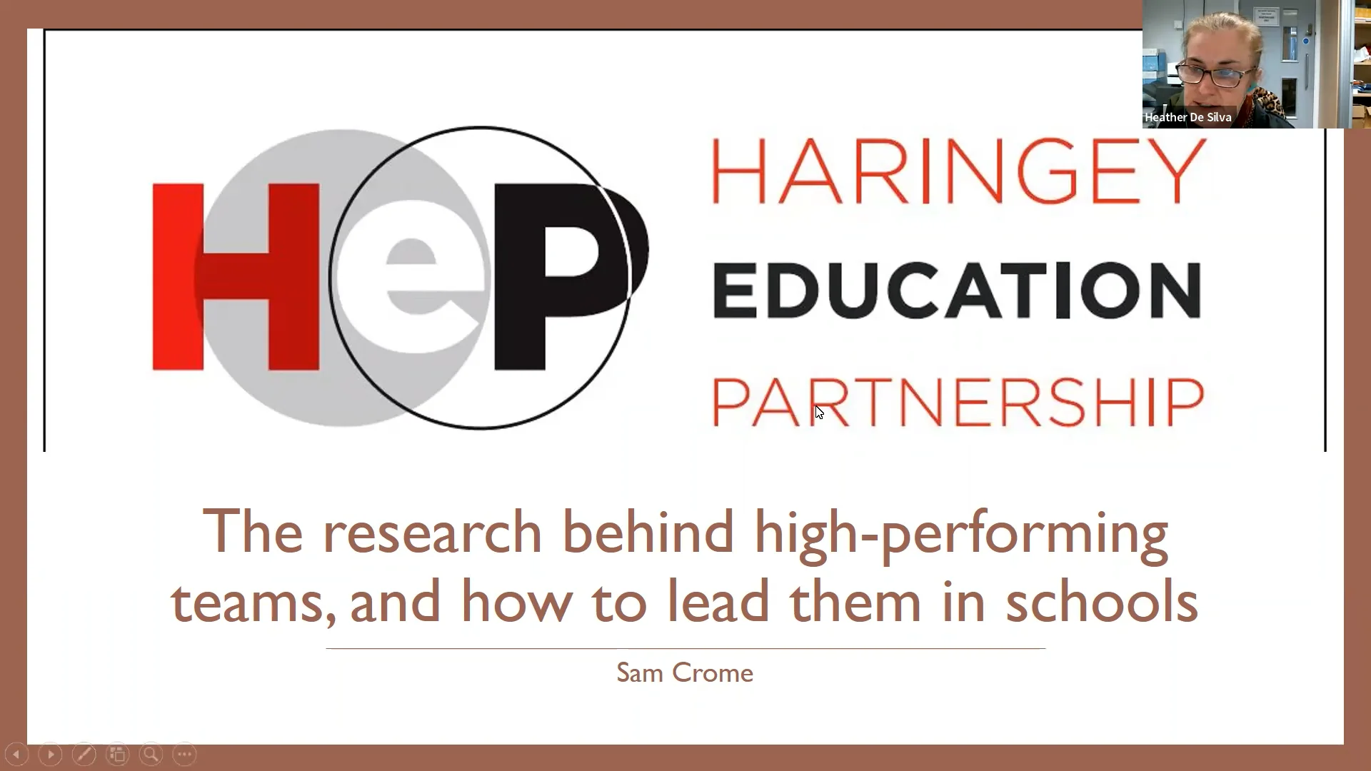 HEP Talks The Big Idea with Sam Crome: The Power of Teams