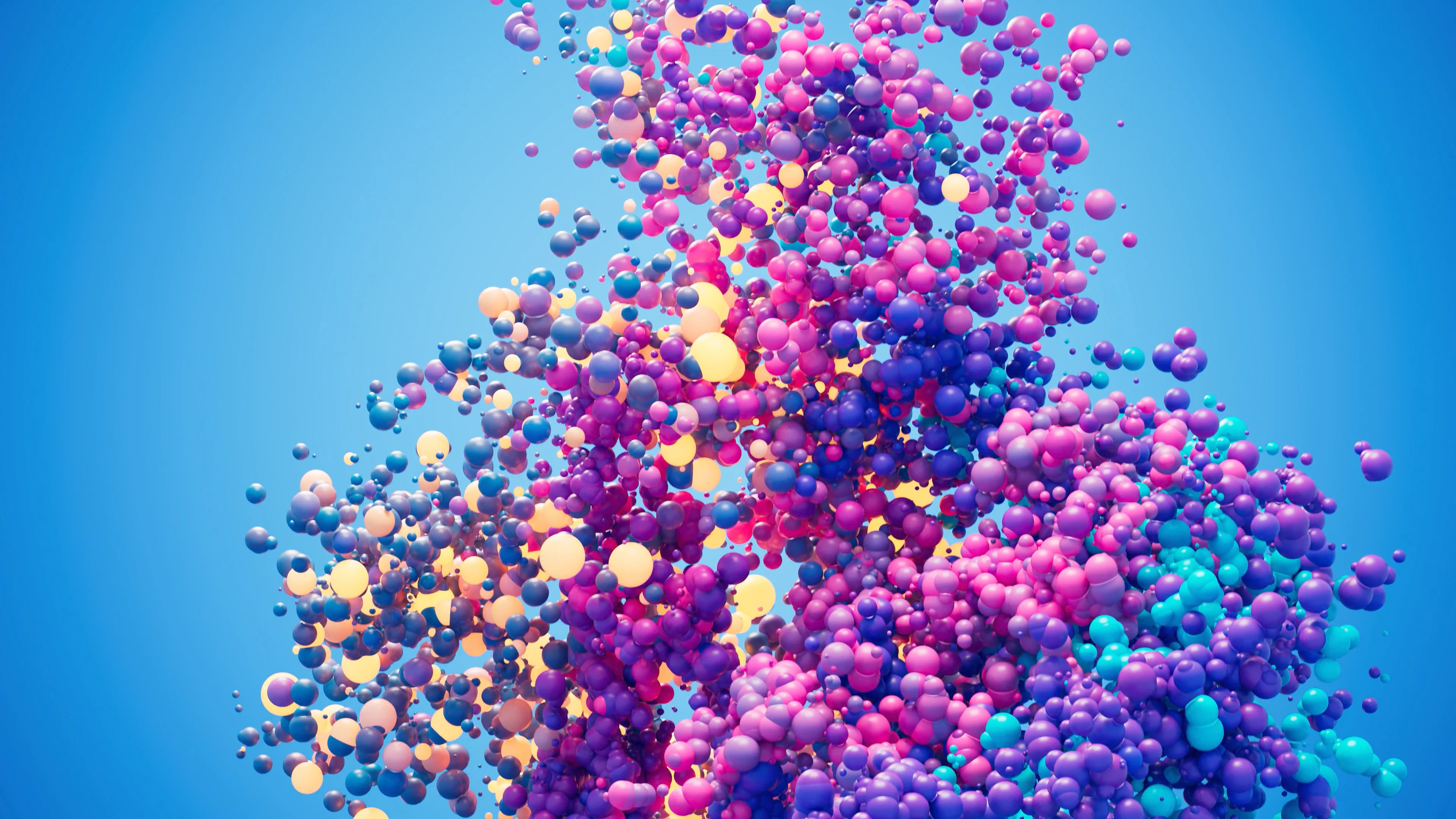 Colorful bubbles. Looping animation. on Vimeo