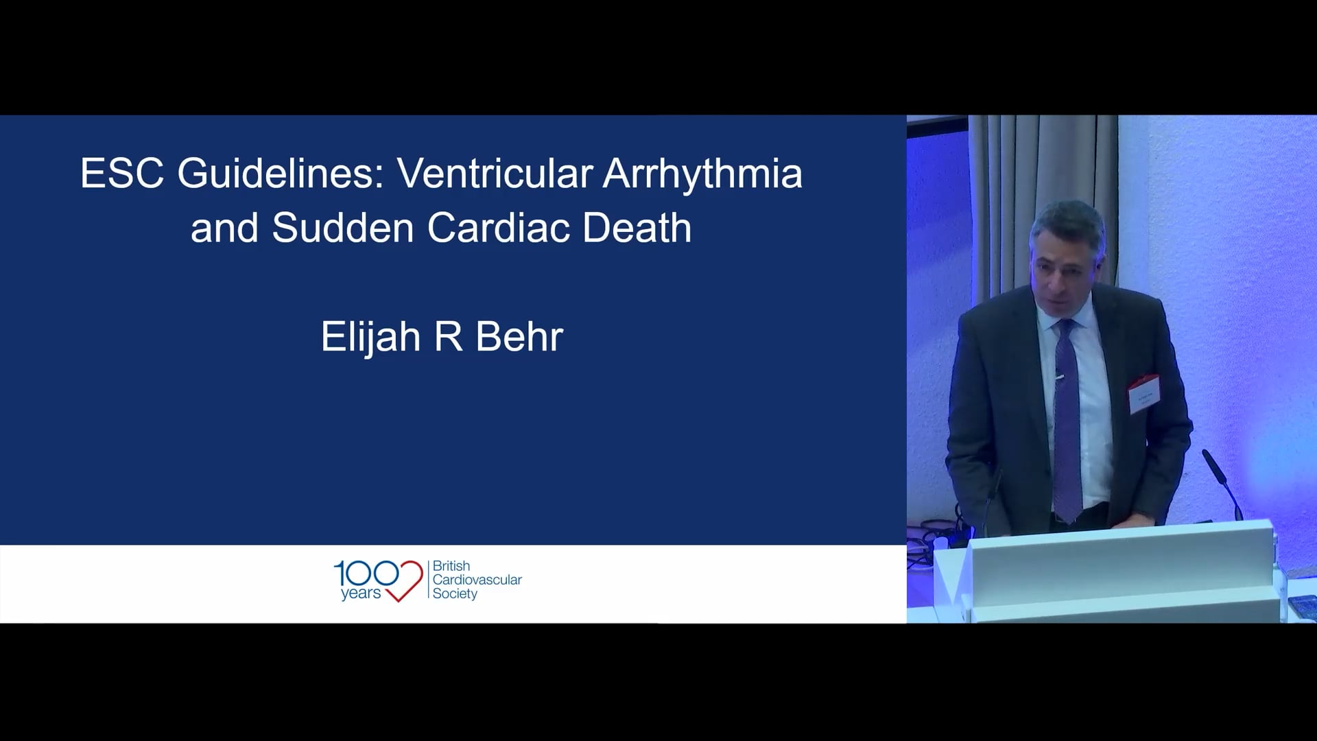 BCS 2022 - Talk 2: ESC: Ventricular Arrhythmia and Sudden Cardiac Death ...