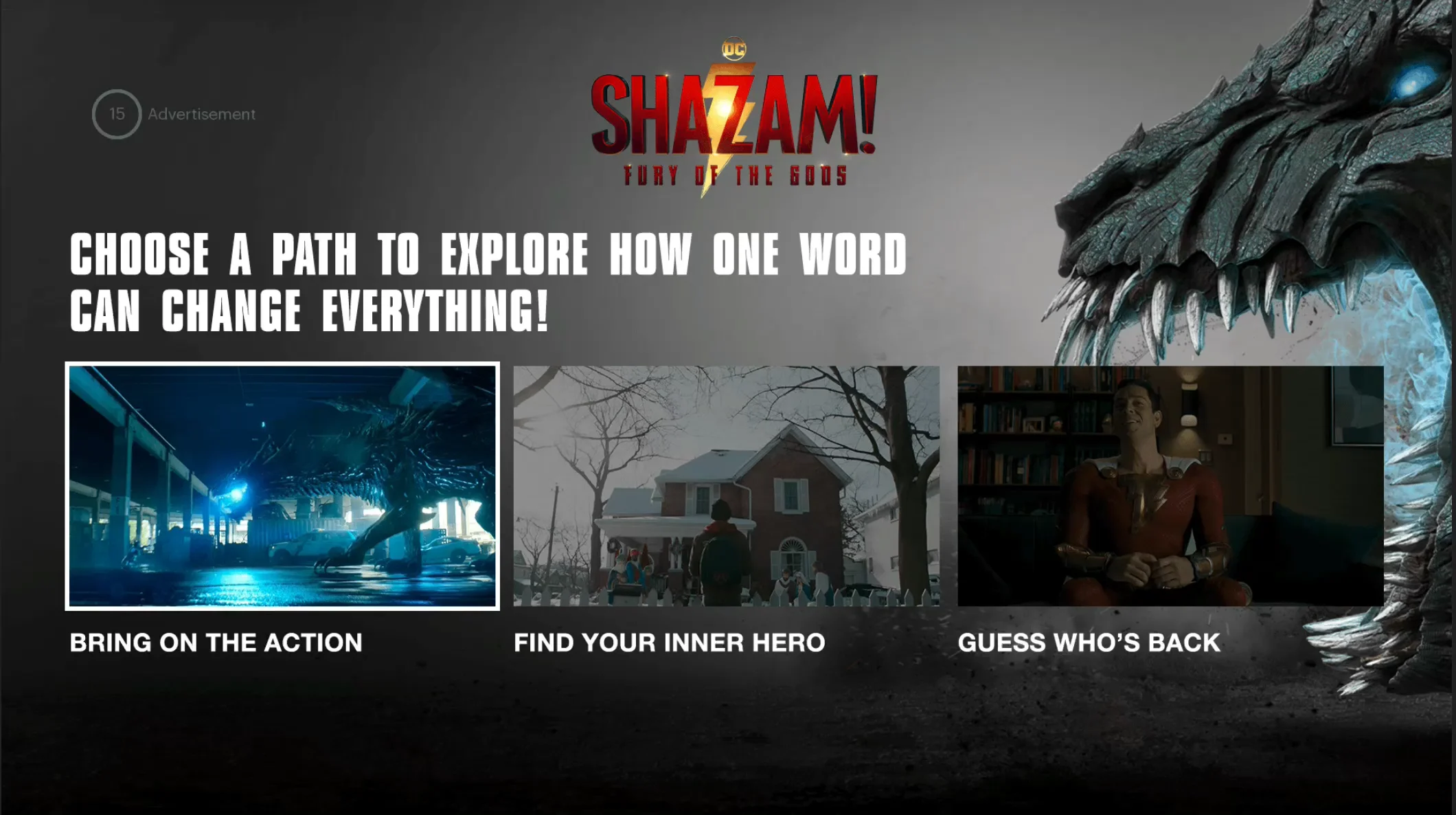 Media & Entertainment - WB - Shazam 2 - Q1 2023 (Max Selector) - Bring On The Action on Vimeo