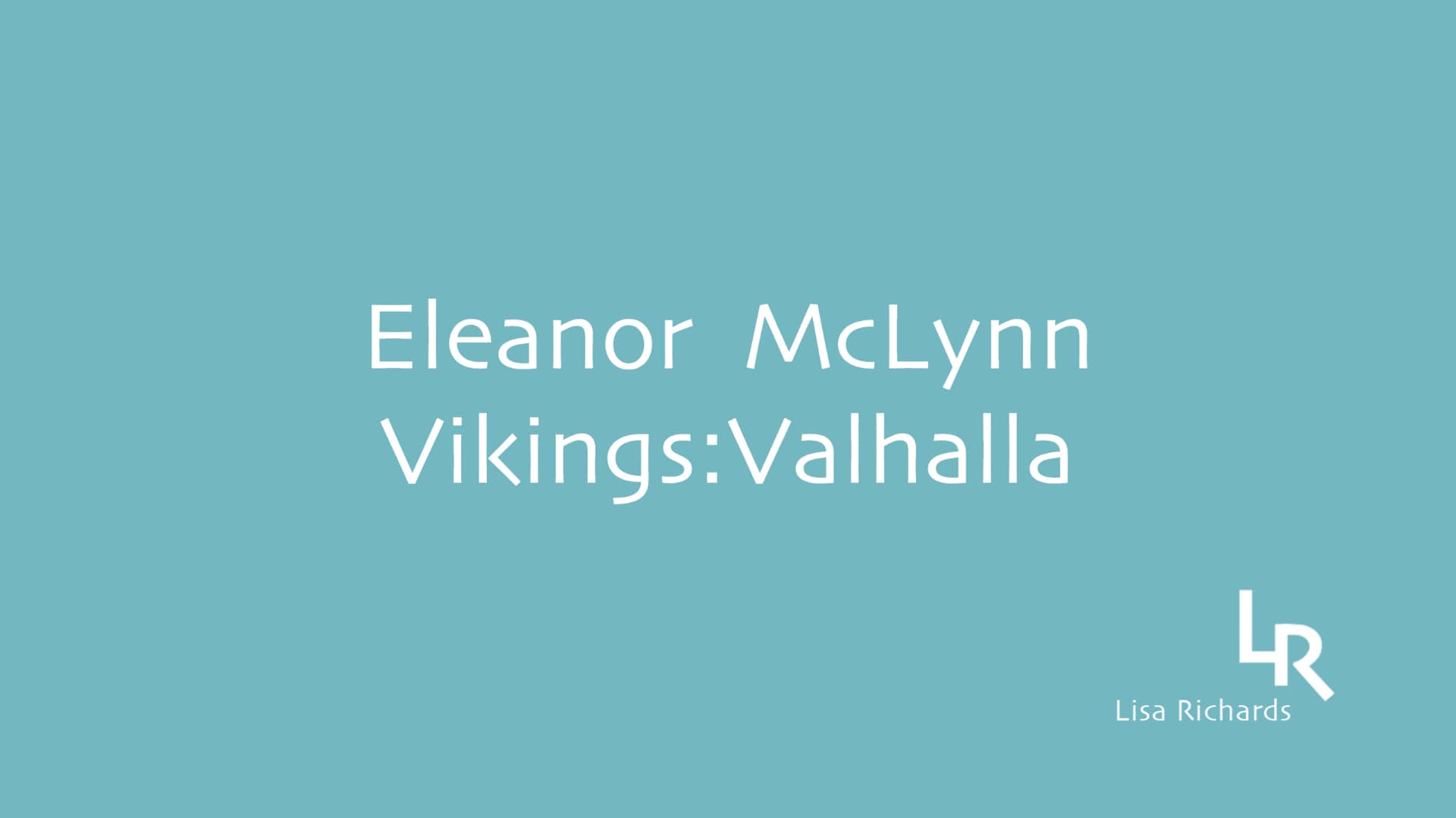 Eleanor McLynn.mp4 on Vimeo