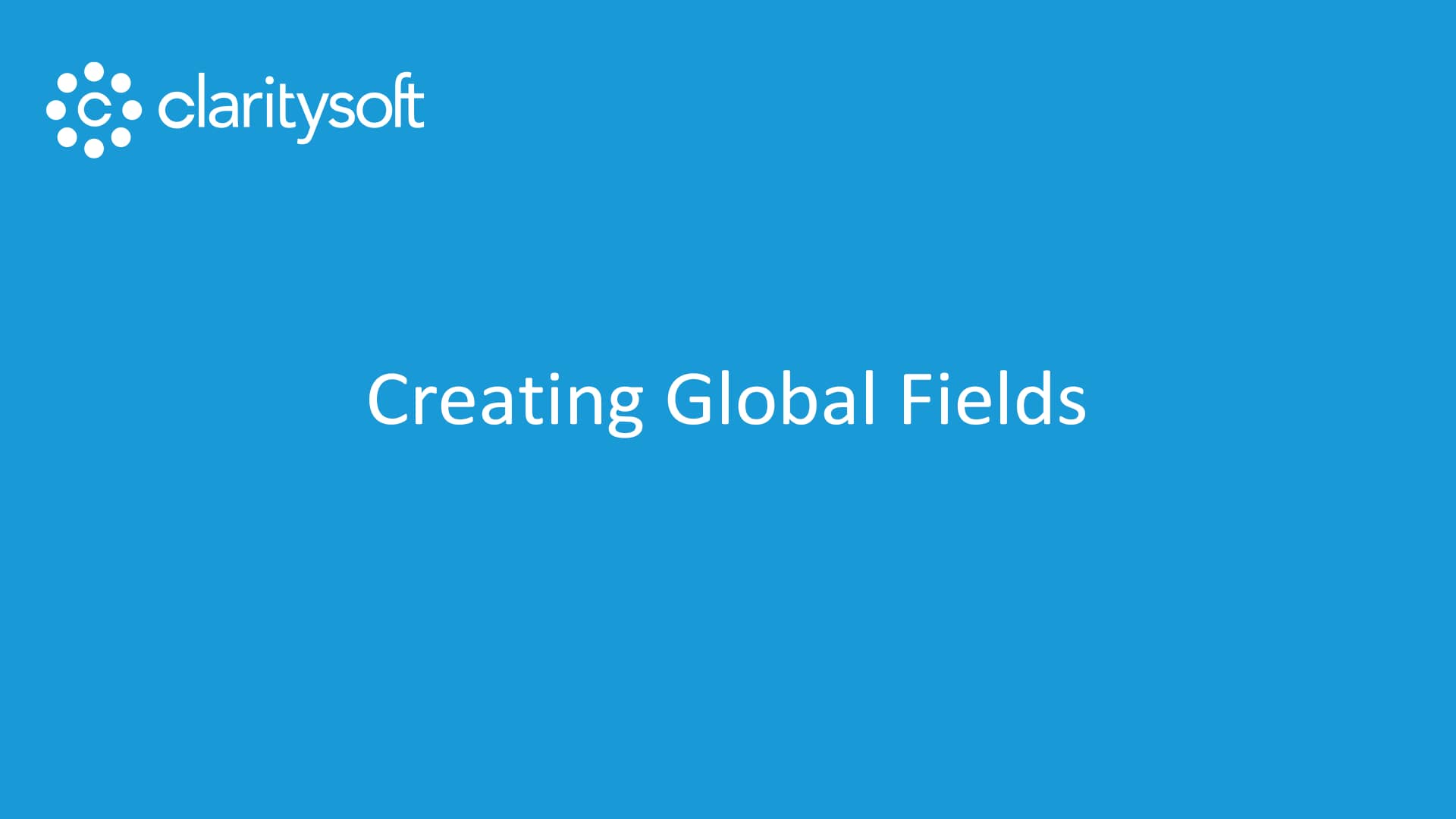 Creating Global Fields on Vimeo