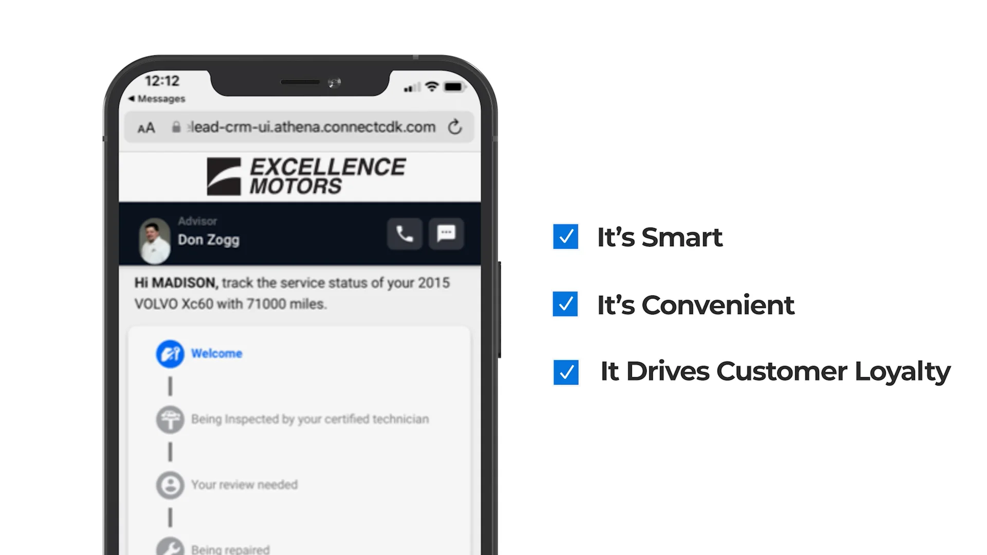 2022 | CDK | App \ Software Demo | Vehicle Tracker on Vimeo