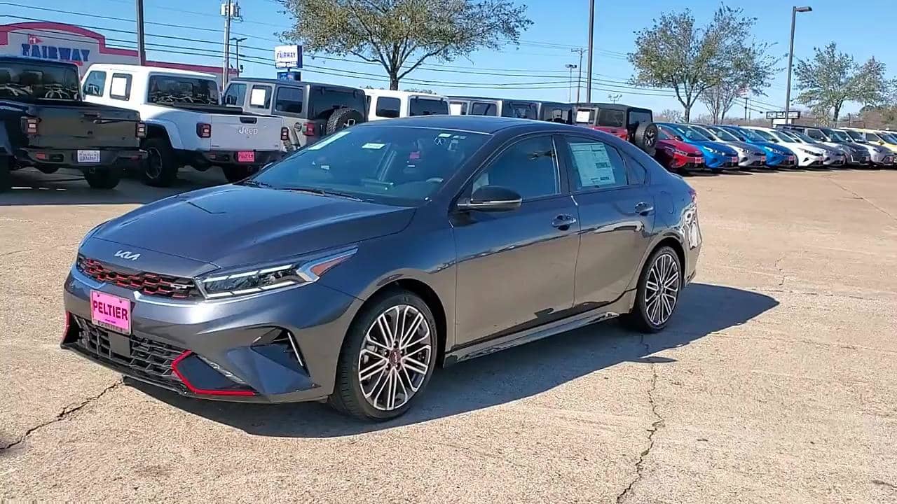 SOLD - NEW 2023 KIA FORTE GT at Peltier KIA of Tyler (NEW) #T6108 on Vimeo