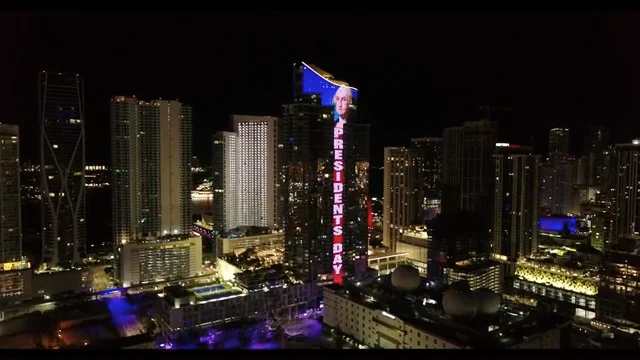 POTUS-Day-2023-Paramount-Miami-Tower-Lighting-B-Roll & Bites-02-17 on Vimeo