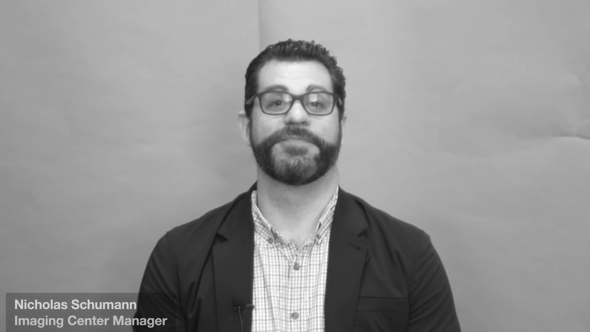 Nicholas Schumann Imaging Center Manager on Vimeo