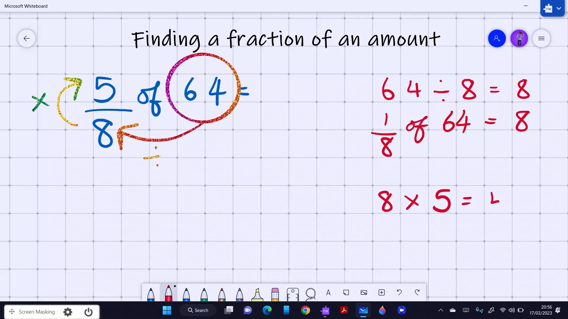 Finding a fraction of an amount on Vimeo