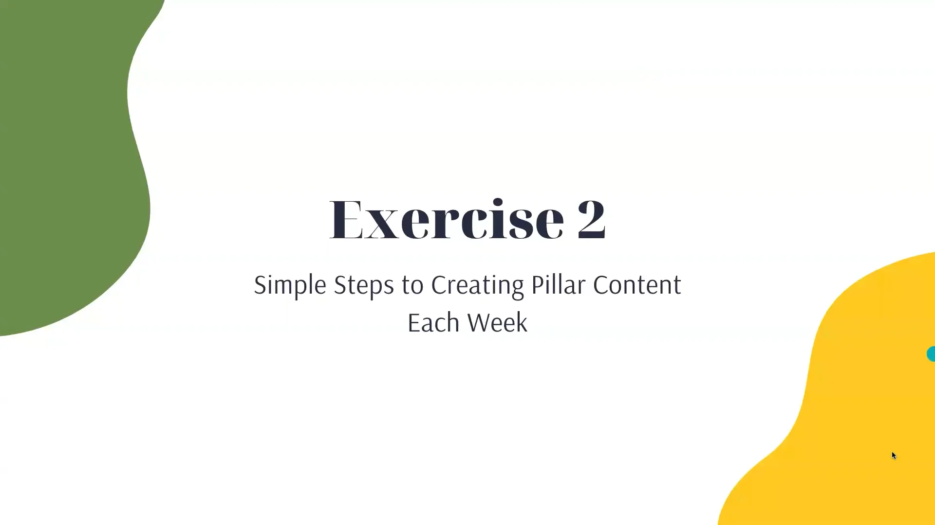 Exercise 2 on Vimeo