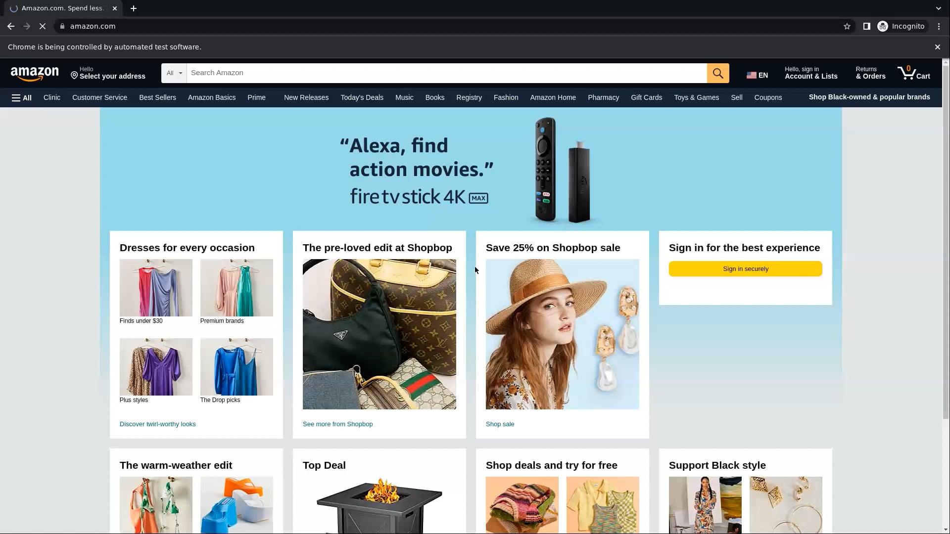 Amazon Test Cases on Vimeo