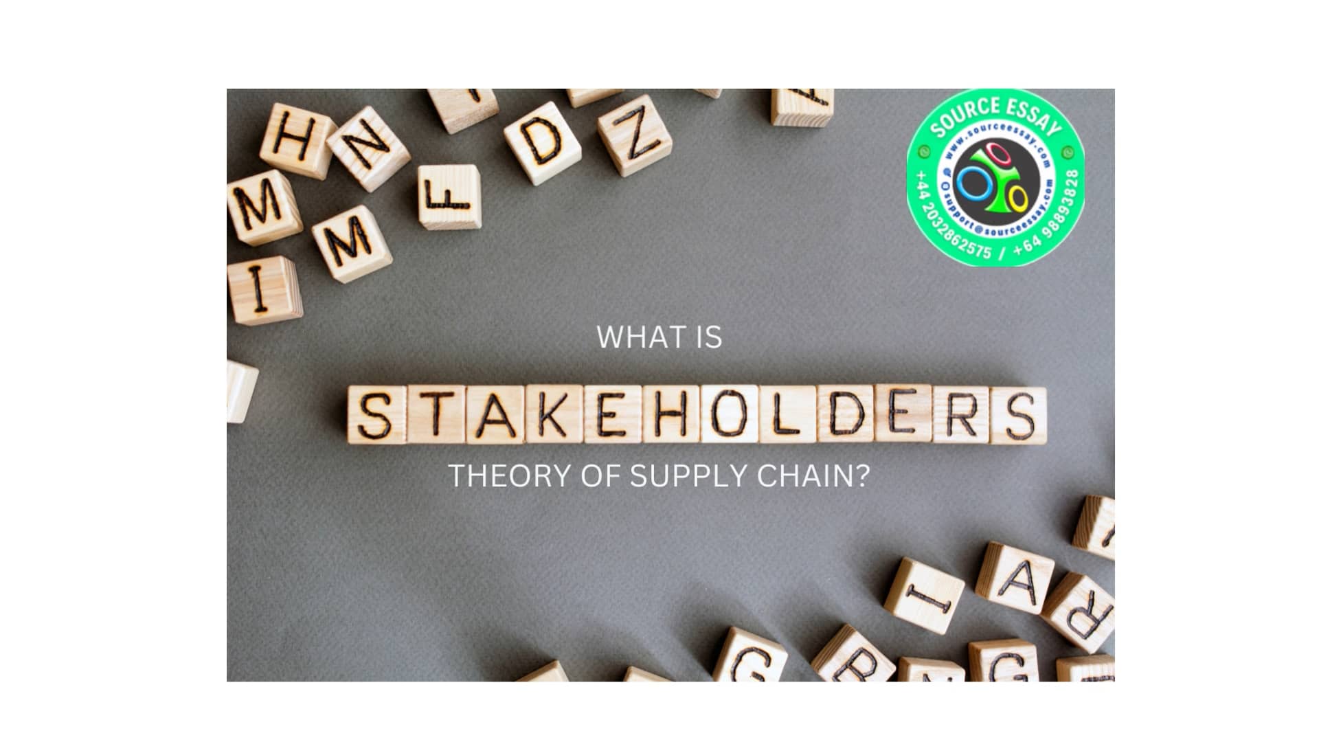 Stakeholder Theory of Supply Chain Management on Vimeo