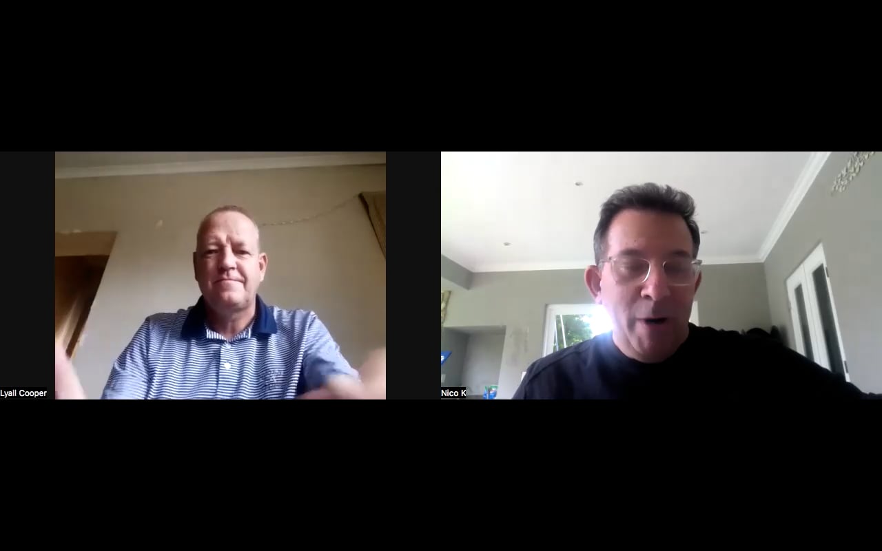 Lyall Cooper and Nico Kritsiotis talk about the Clocking The Gallop ...