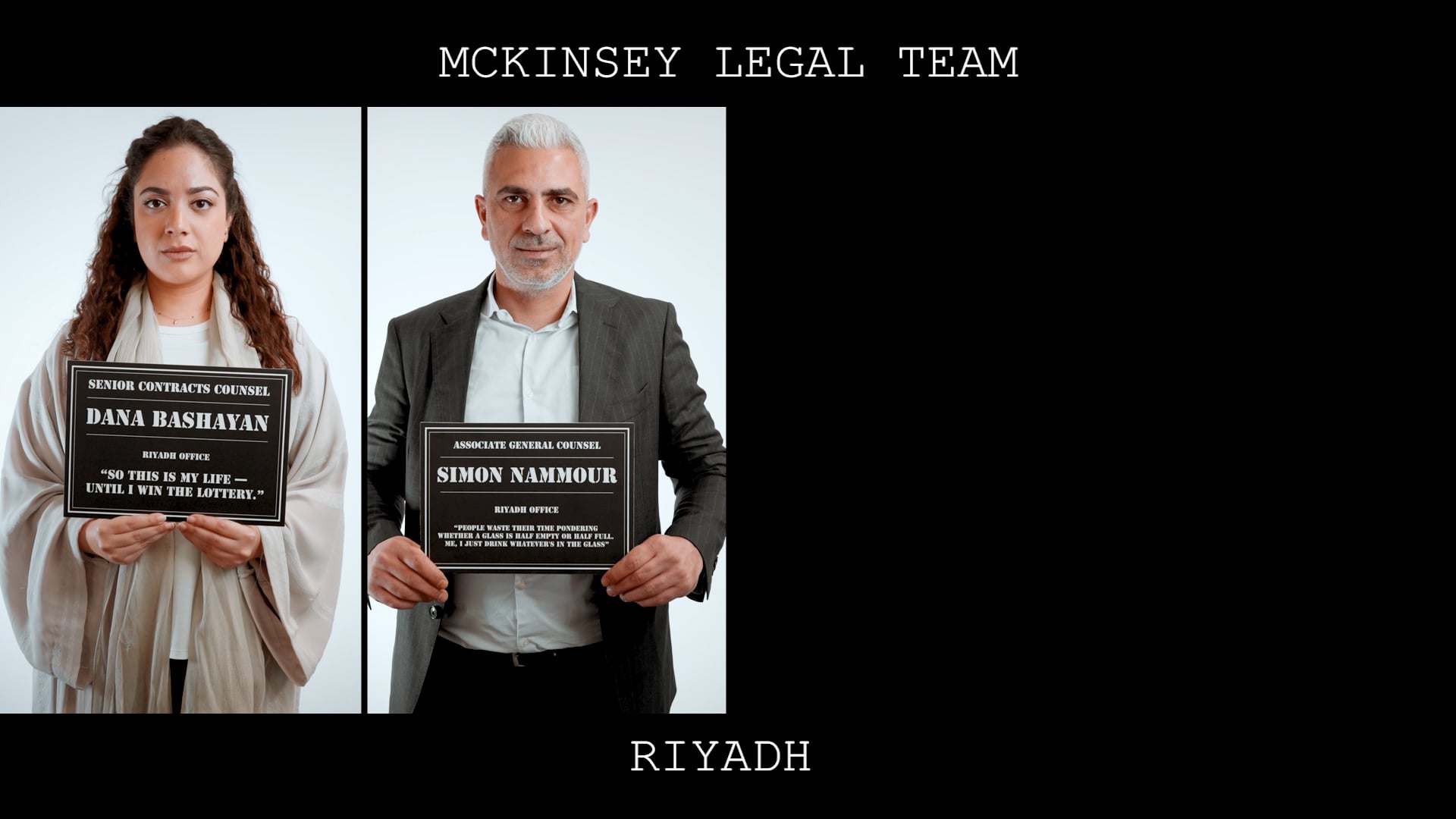 McKinsey Legal Team - Riyadh & Dubai on Vimeo