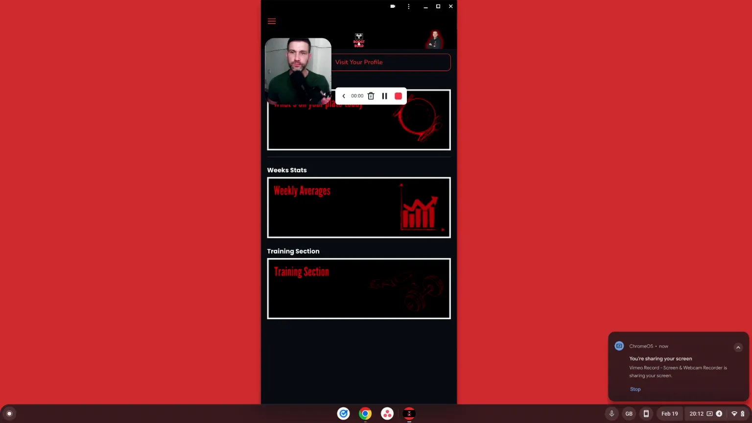 Calorie Targets Weekly Task on Vimeo