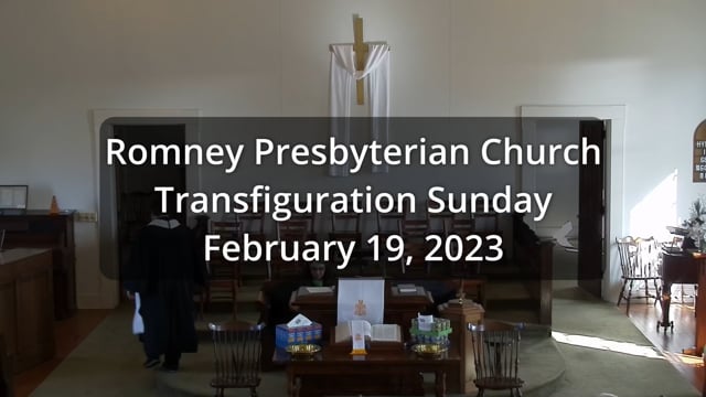Romney Presbyterian Church – Come in to be Filled, Go out to Serve!