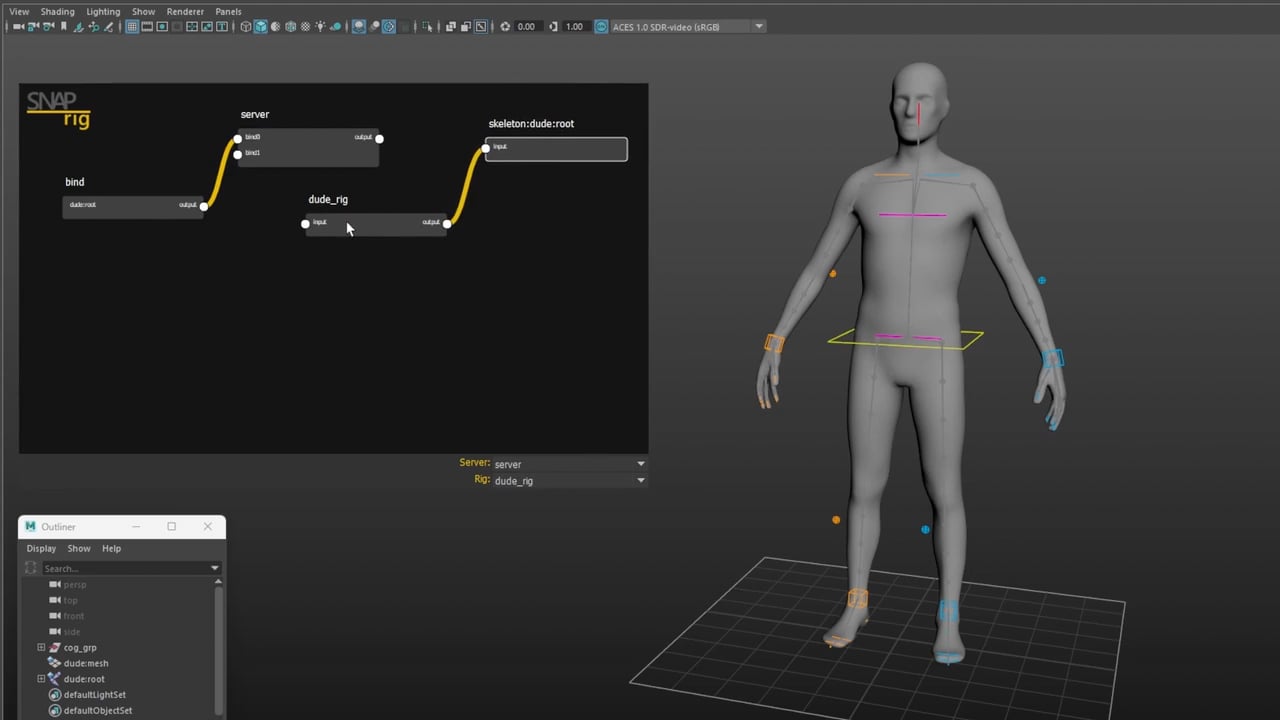 snap rig (maya plugin)