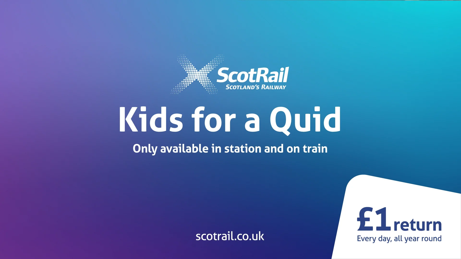 ScotRail - KFAQ TV Advert - 2023 on Vimeo