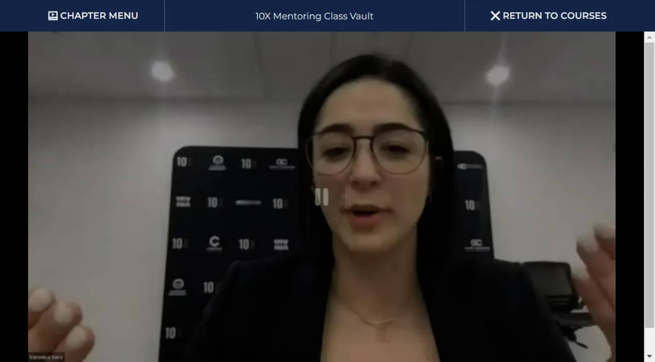 10x Mentoring Class -Video#32 on Vimeo