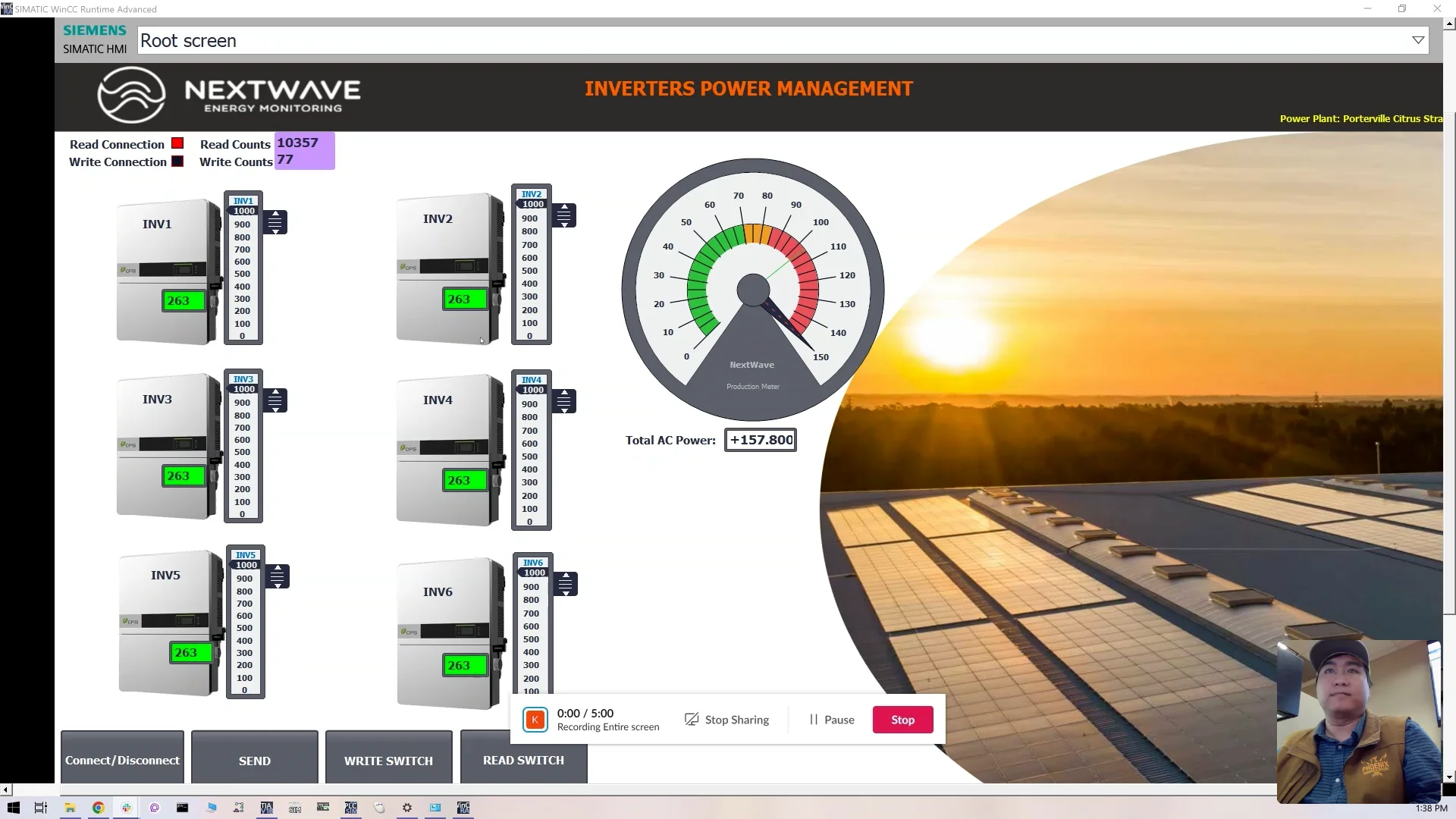 SCADA Inverter Controll Demo on Vimeo