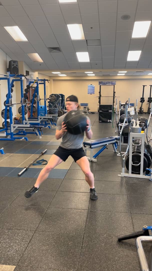 Lateral Shuffle into Shotput Throw - MC on Vimeo