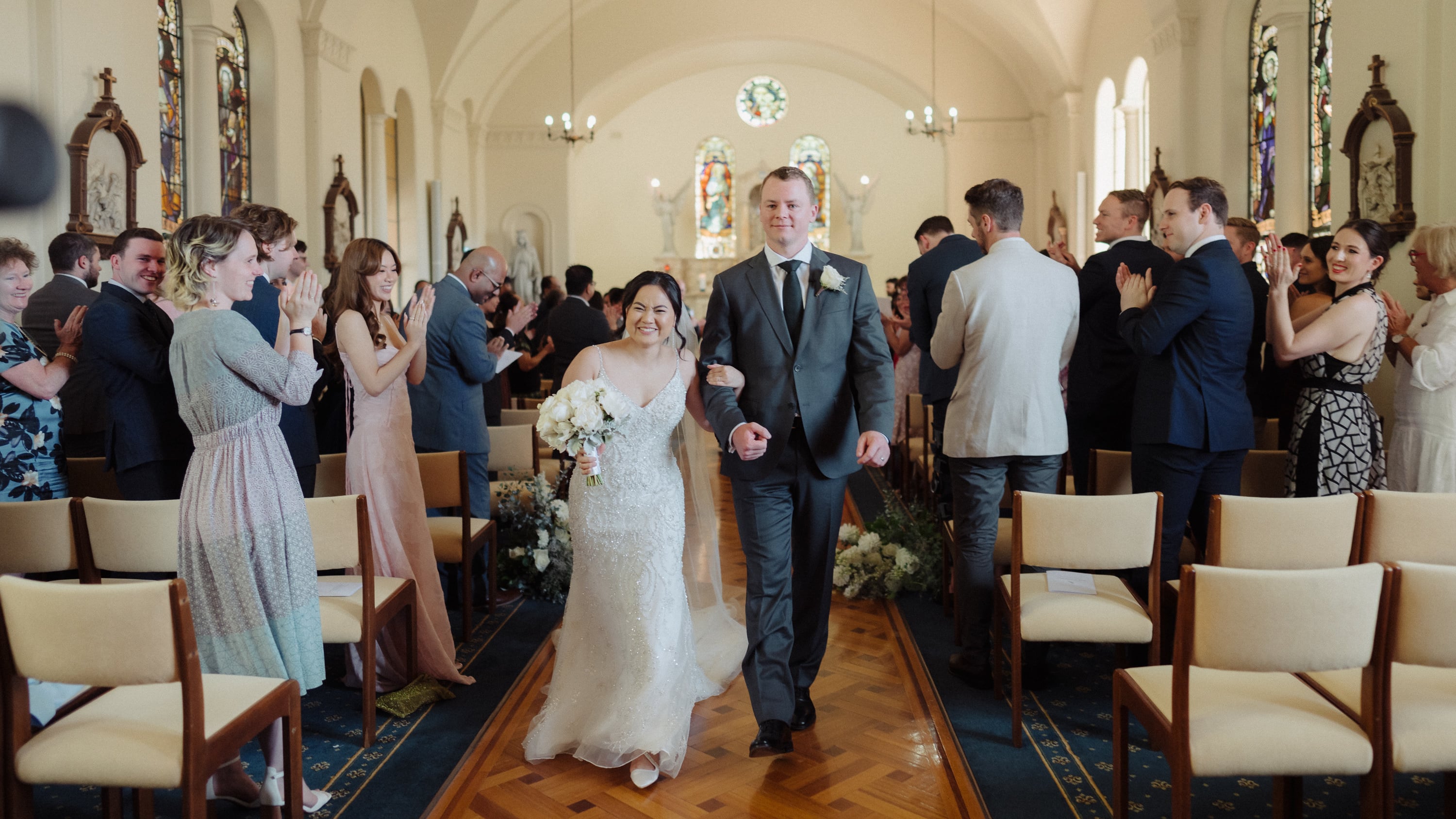 Stephanie + Luke - Ceremony - The Pepper June Wedding Co on Vimeo
