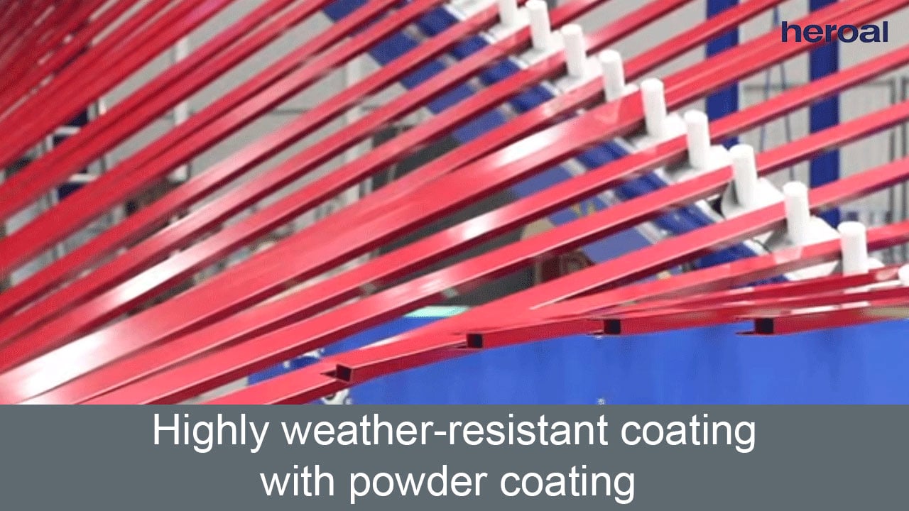 Highly weather-resistant coating with powder coating | heroal services ...
