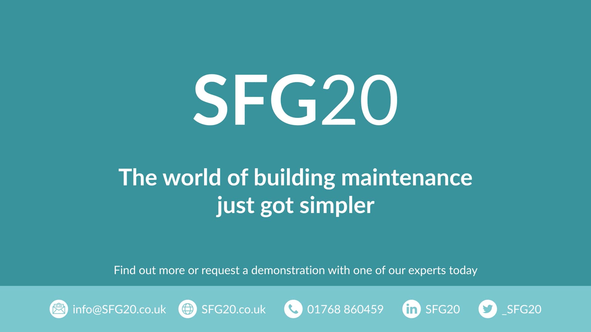 SFG20: Industry Leading Providers of Maintenance Software on Vimeo