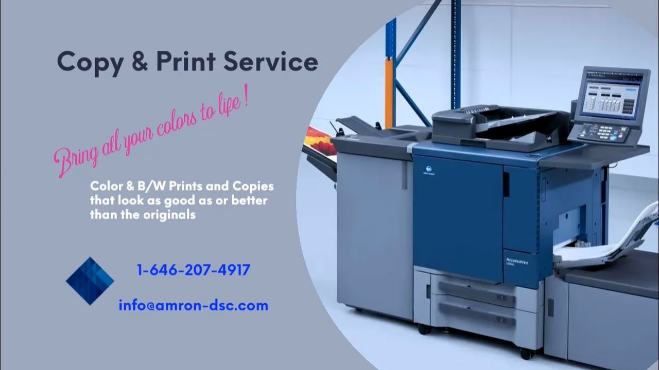 Printing Service Experts | Amron Duplicating & Service Center