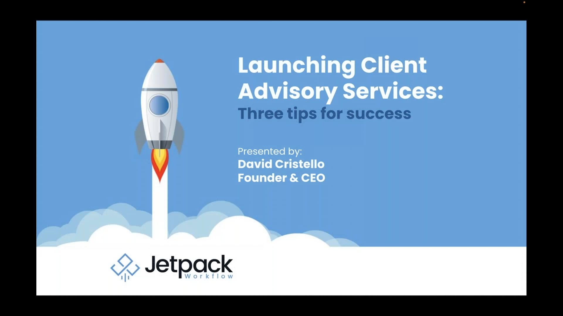 LAUNCHING CLIENT ADVISORY SERVICES_ THREE TIPS FOR SUCCESS on Vimeo