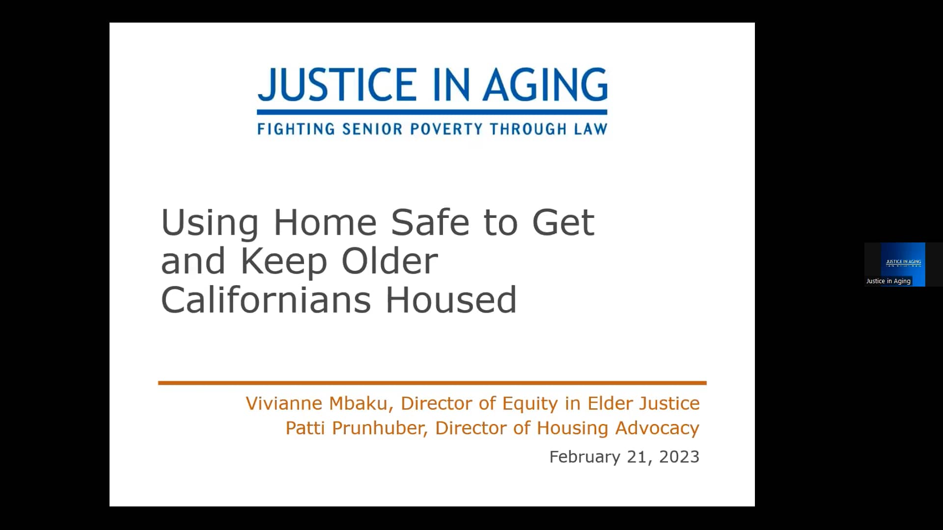 Free Webinar: Using California’s Home Safe Program to Get and Keep ...