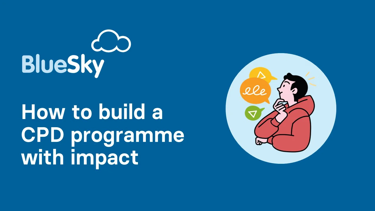 BlueSky Webinar How to build a CPD programme with impact
