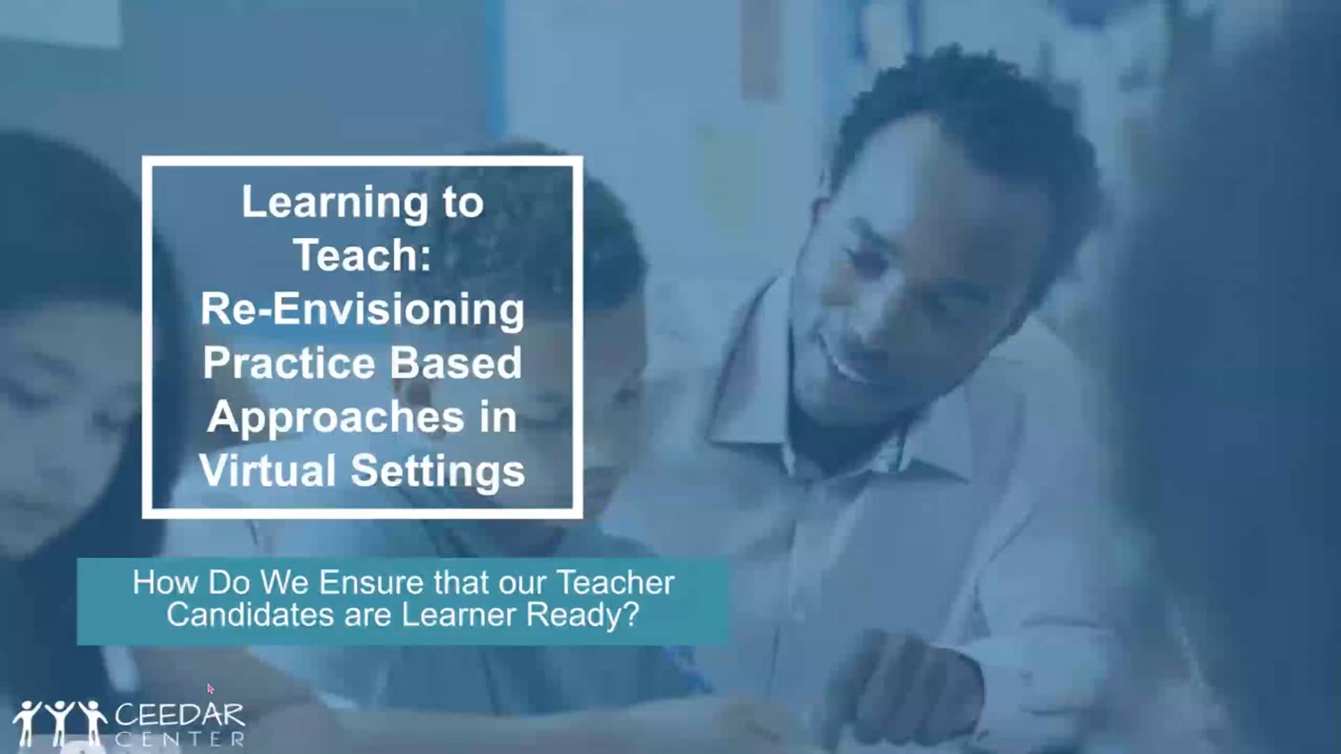 Learning to Teach- Re-envisioning Practice Based Approaches in Virtual ...