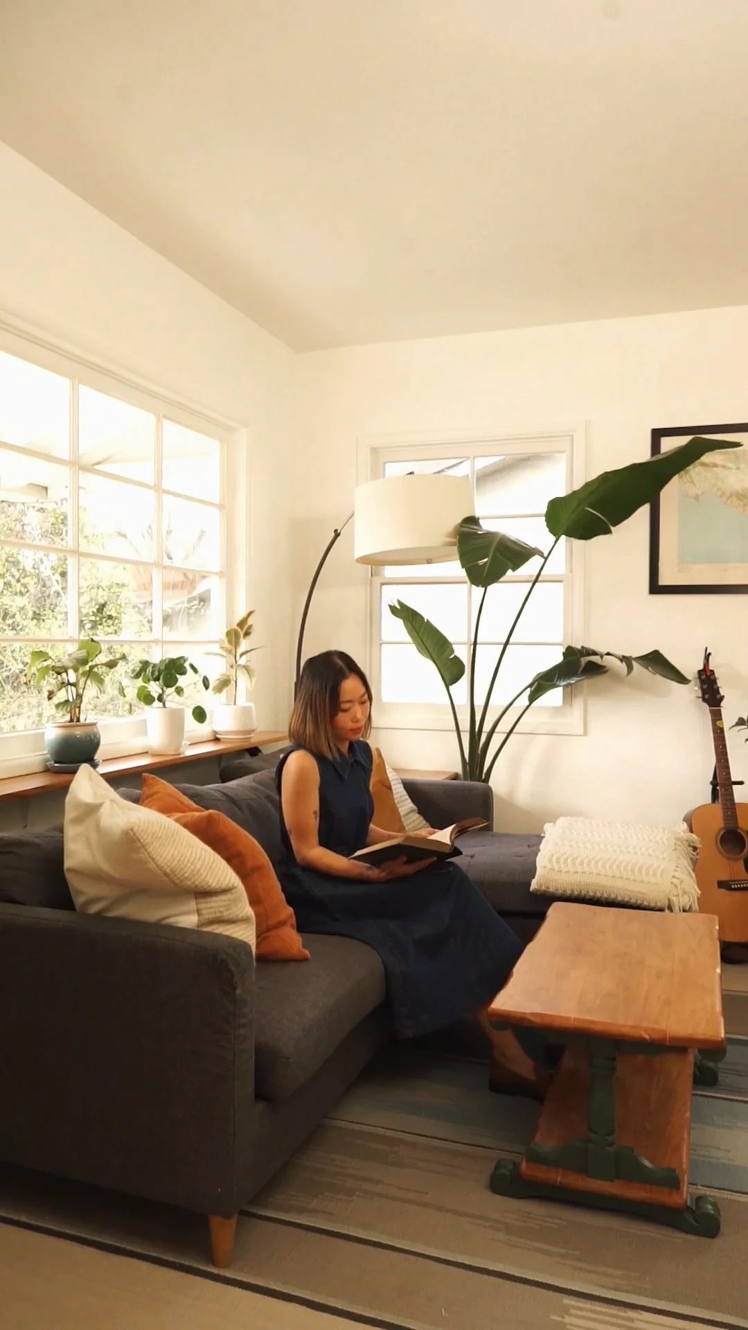 Triangle Loop Dress - Dark Rinse Toshiko Shek on Vimeo