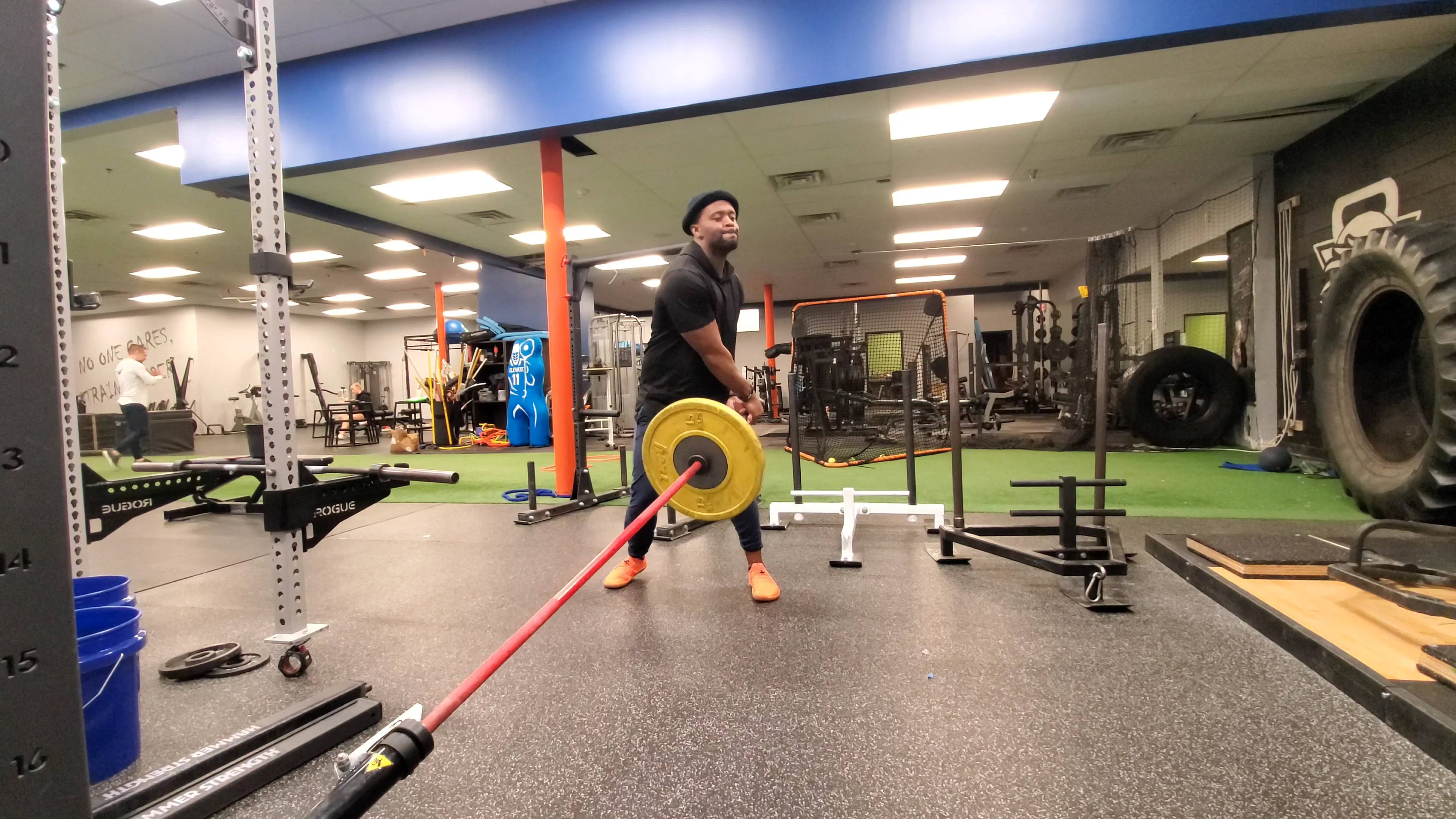 Landmine Twist to Rotational Punch on Vimeo