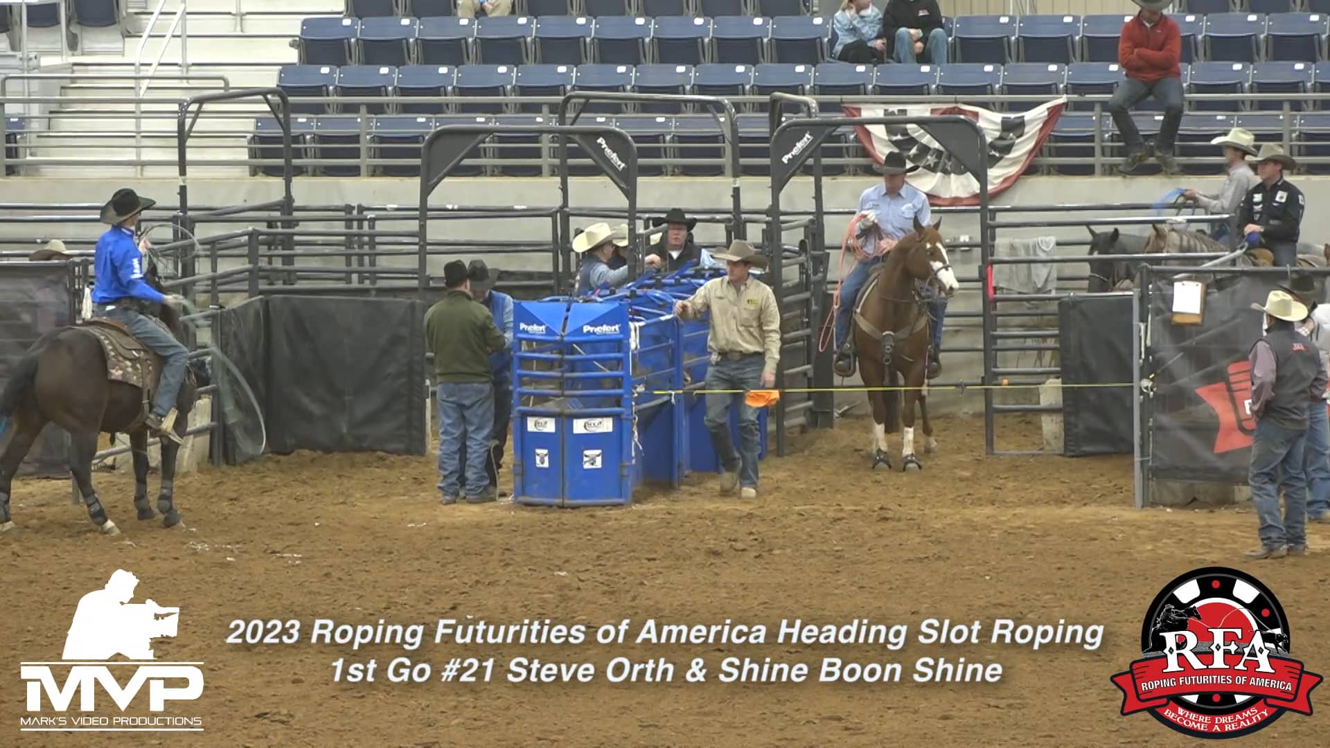 Steve Orth & Shine Boon Shine 2023 Roping Futurities of America High ...