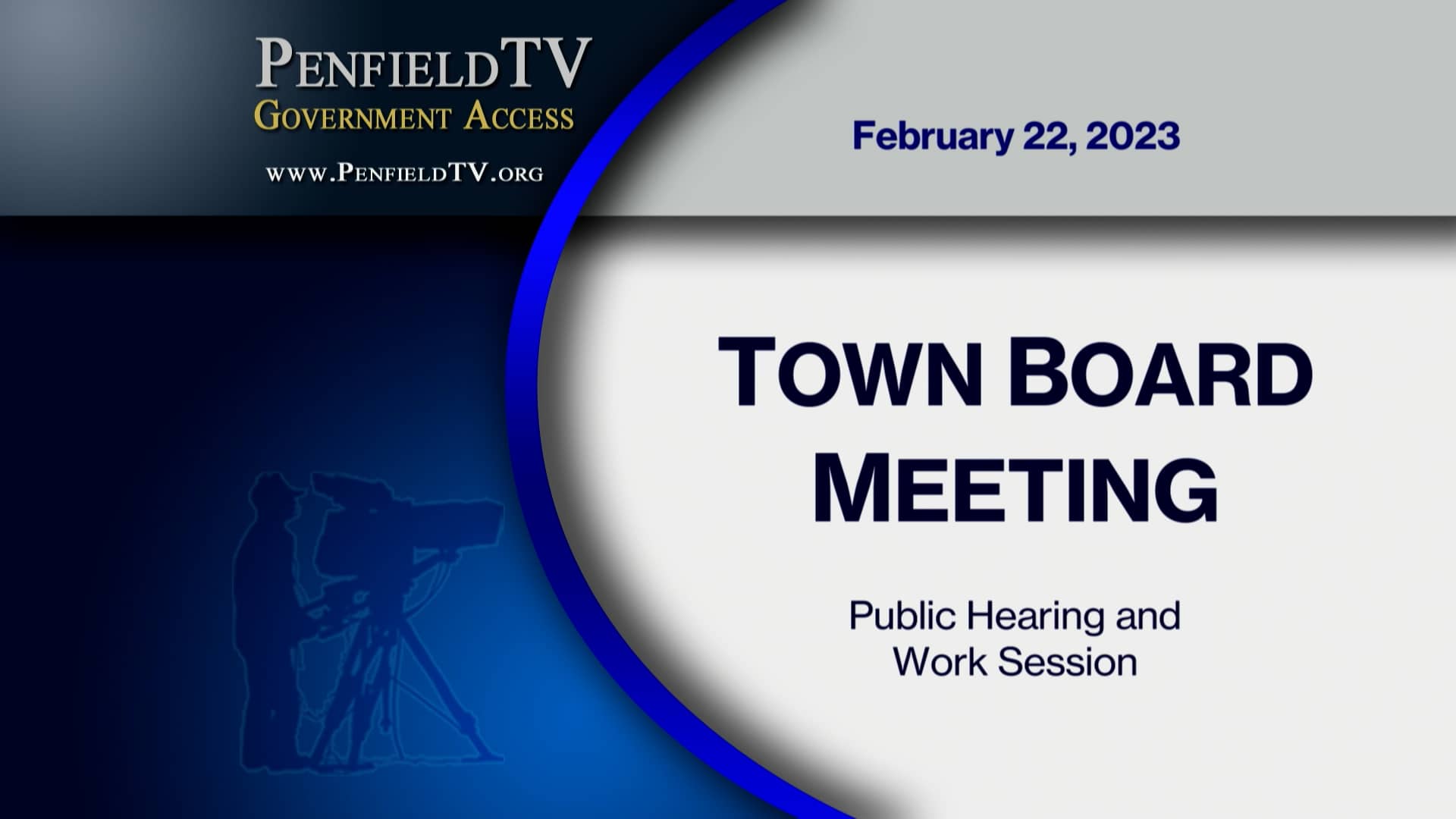 2023: February 22 | Town Board Work Session on Vimeo