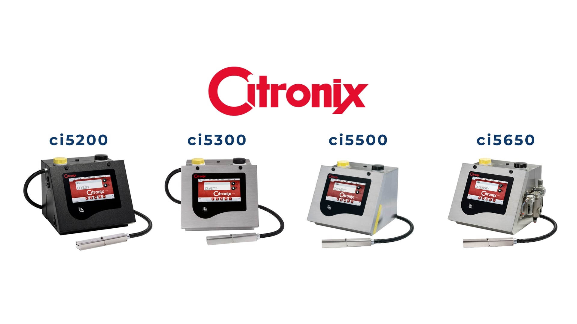 Citronix Continuous Inkjet Printer Range on Vimeo