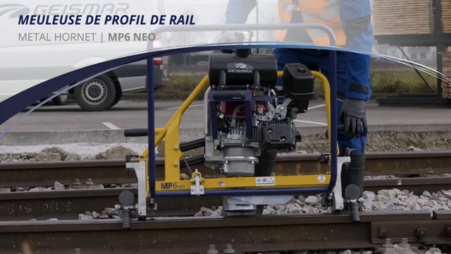 Track and turnout rail profile grinder Metal Hornet - MP6 NEO | Geismar
